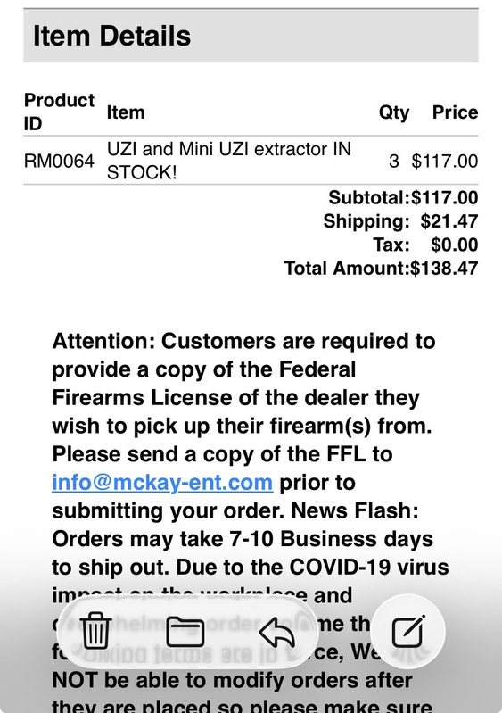 Beware of Mckay uzi extractors | Page 2 | UZI Talk Forums
